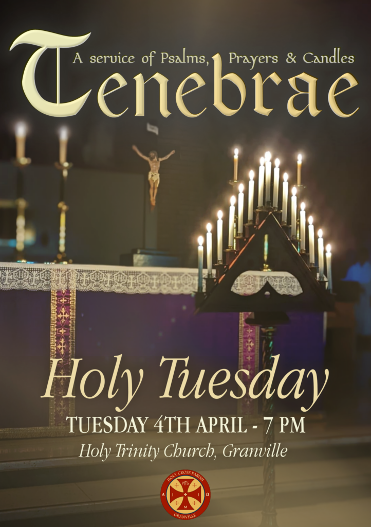 Office of Tenebrae Returns in 2023 - Holy Cross Parish, Granville